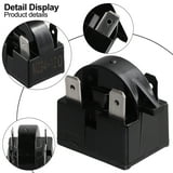 Refrigerator Ptc Starter Relay Replacement 1/3Pins Compressor Overload ...