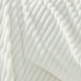 Bedsure Cozy Comfort White Fleece Throw XL Blanket for Couch 50x70 ...