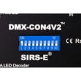 DMX-CON4V2 LED DMX Decoder 4 Channel RGB & RGBW Controller 10A/CH, 12 ...