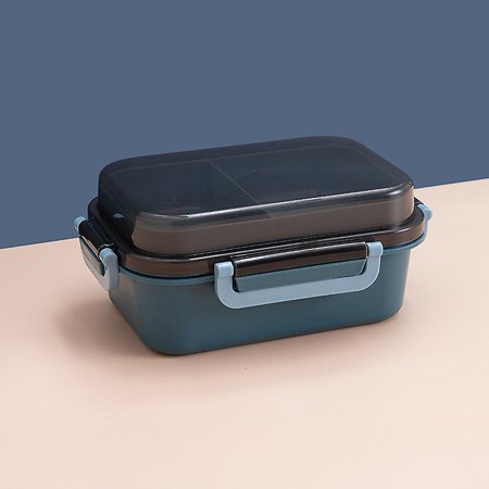 2 Layer Microwavable Lunch Box Hermetic Portable Bento Box Child's ...