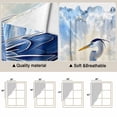 Coastal Birds Swag Curtains Blue Sky Heron Seabird Tropical Beach Swag ...