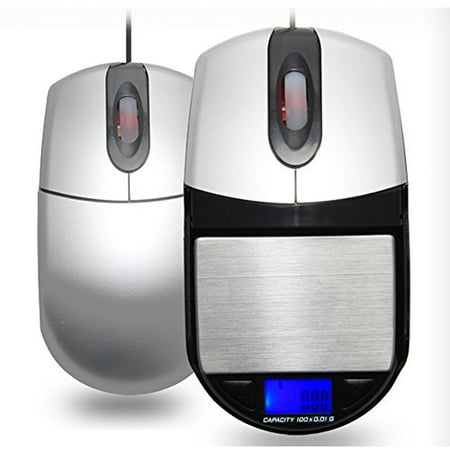 500g / 0.1g USB Computer Optical Mouse with Hidden Digital Pocket Scale ...