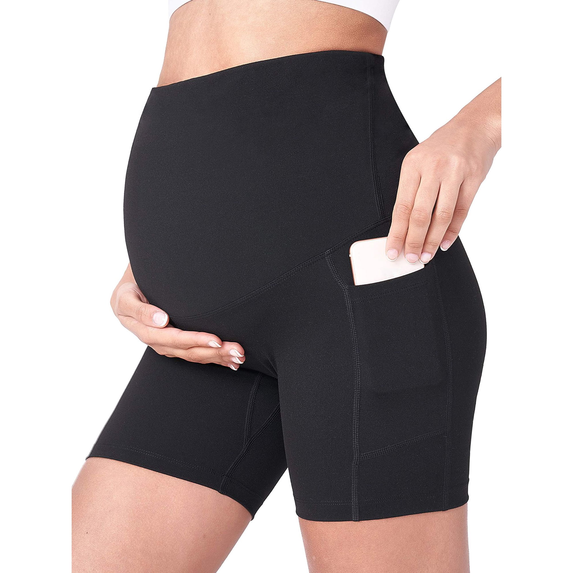 Click here for Deago Womens Maternity Yoga Shorts Over The Belly... prices
