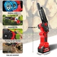 Dayplus 8" Chainsaw Cordless Electric Power Chain Saw 4.0ah Battery ...
