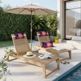 Beach Seaside Sunset Outdoor Pillow for Chaise Lounge Chair,Head ...