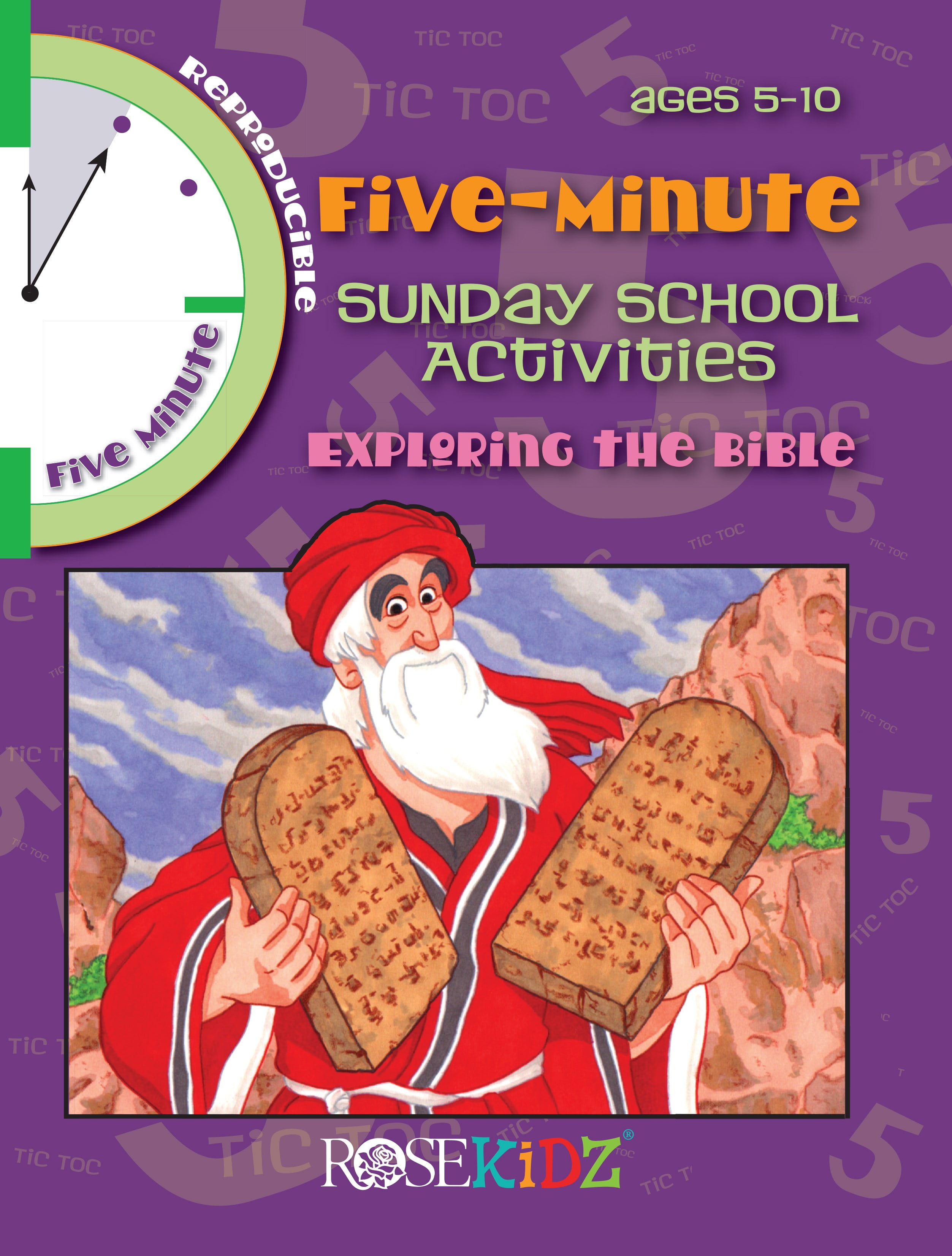 5 Minute Sunday School Activities: Exploring The Bible (Ages 5-10 ...