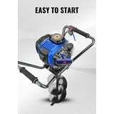 WILD BADGER POWER Auger Post Hole Digger 2.6HP 1.9KW Strong 53cc Gas ...