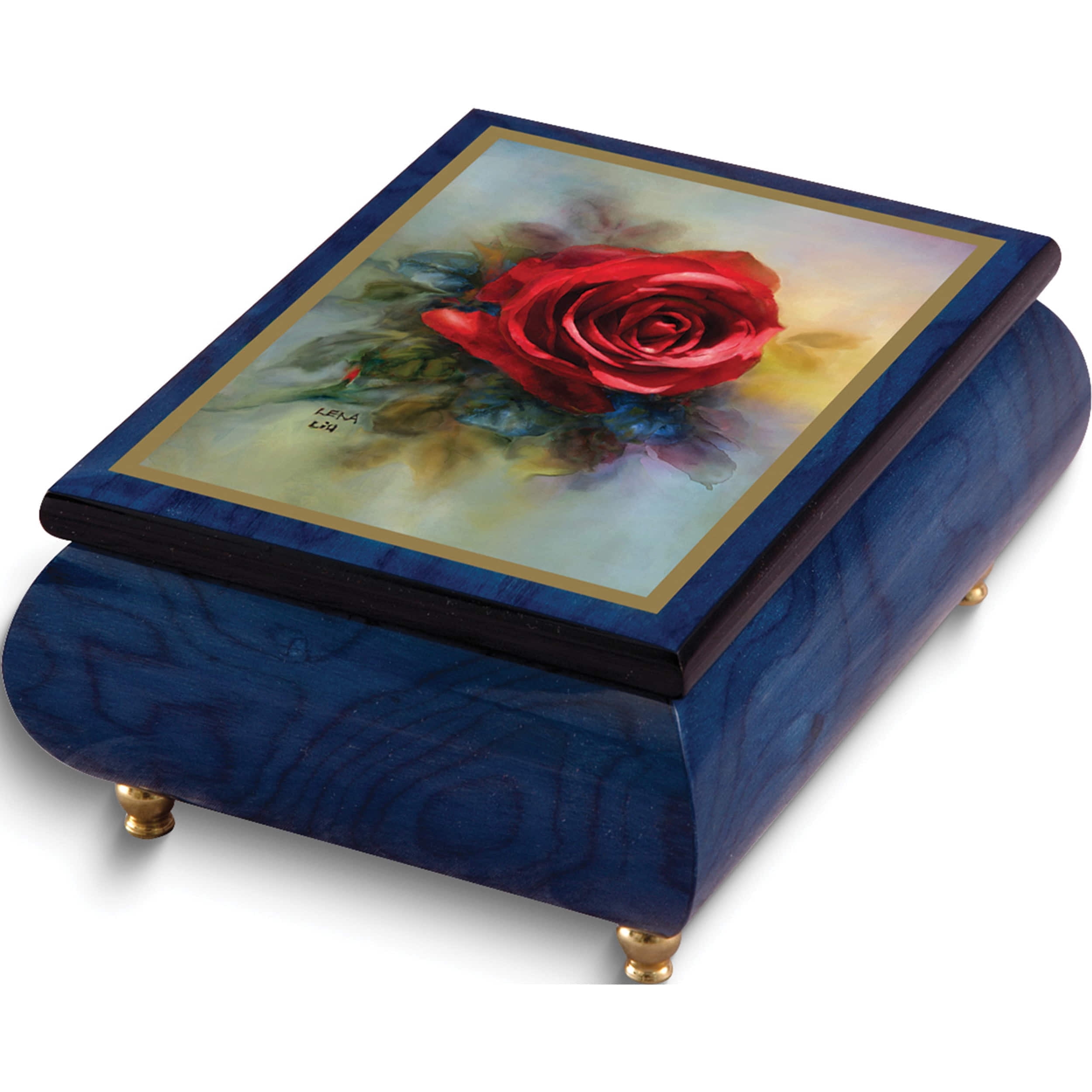 Fashion Artist Lena Liu - True Love Music Box (4.5 X 6) Made In Italy ...