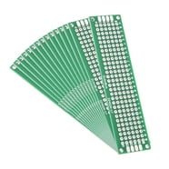 12Pcs Double-Side Prototype Solderable Paper Universal PCB Board 4x6cm ...
