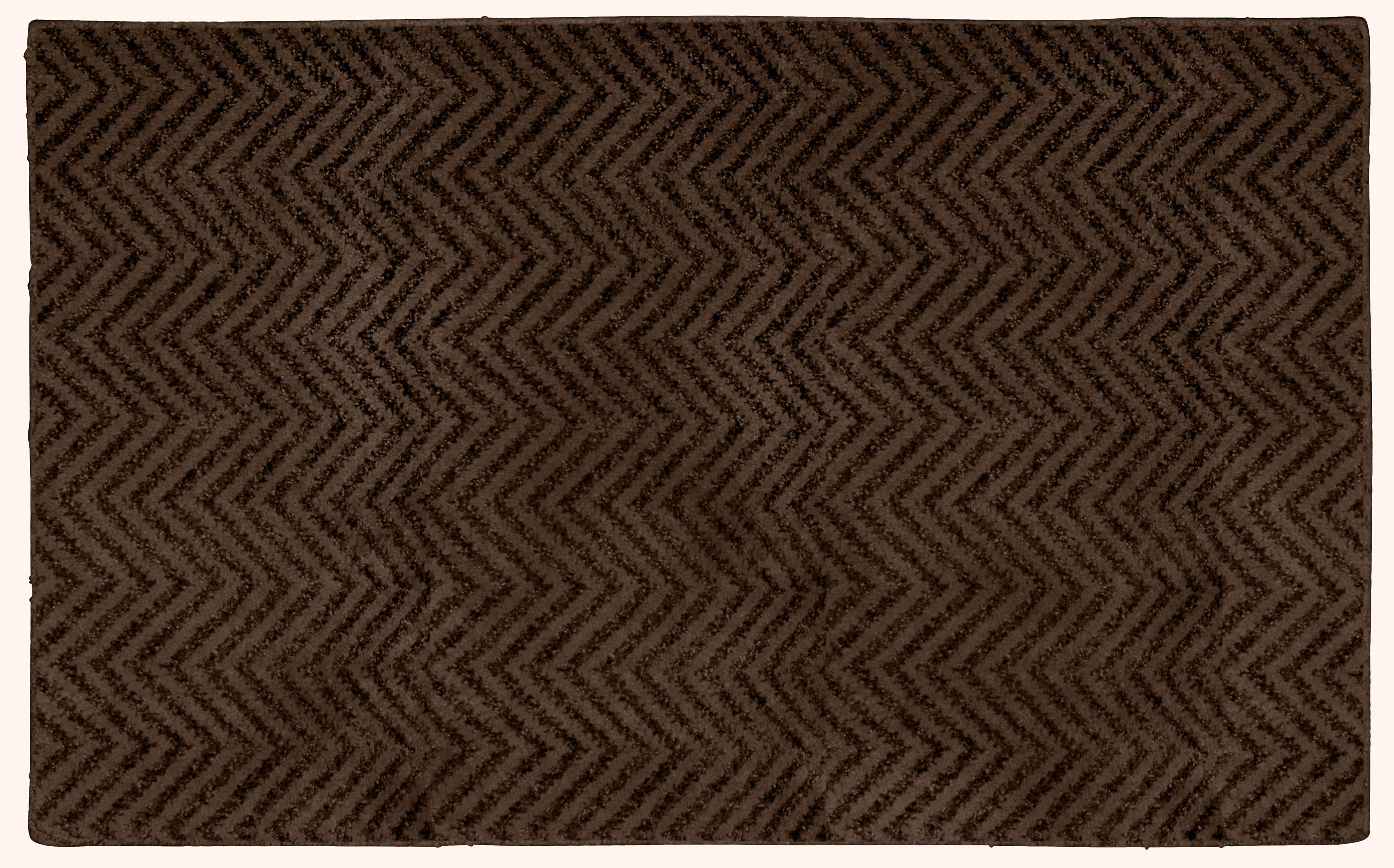 Garland Rug Palazzo Washable Bath Rug Chocolate, 21"x34" - Walmart.com