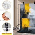 Abstract Color Block Backdrop for Photography, Yellow Block Gradient ...