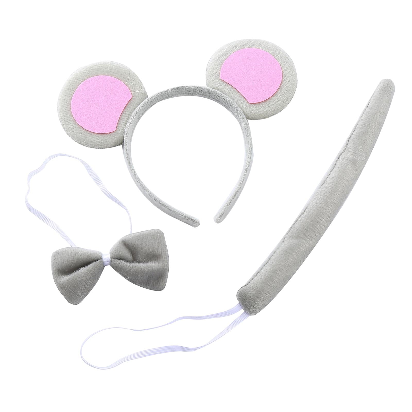 Diadema con Orejas de rata jinwen disfraz de cola Larga accesorios para ...