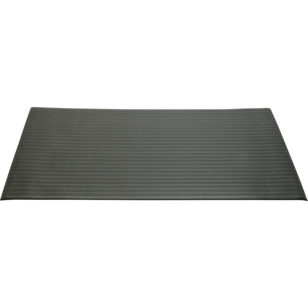 SKILCRAFT, Ribbed Vinyl Anti-fatigue Floor Mat, 1 Each, Black - Walmart ...