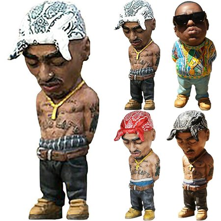 Legend Hip Hop Rapper Minifigure Sculpture Commemorative Resin Statue ...