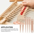 Gratier 1 Set Hand Loom Stick Wooden Crochet Needle Weaving Comb ...