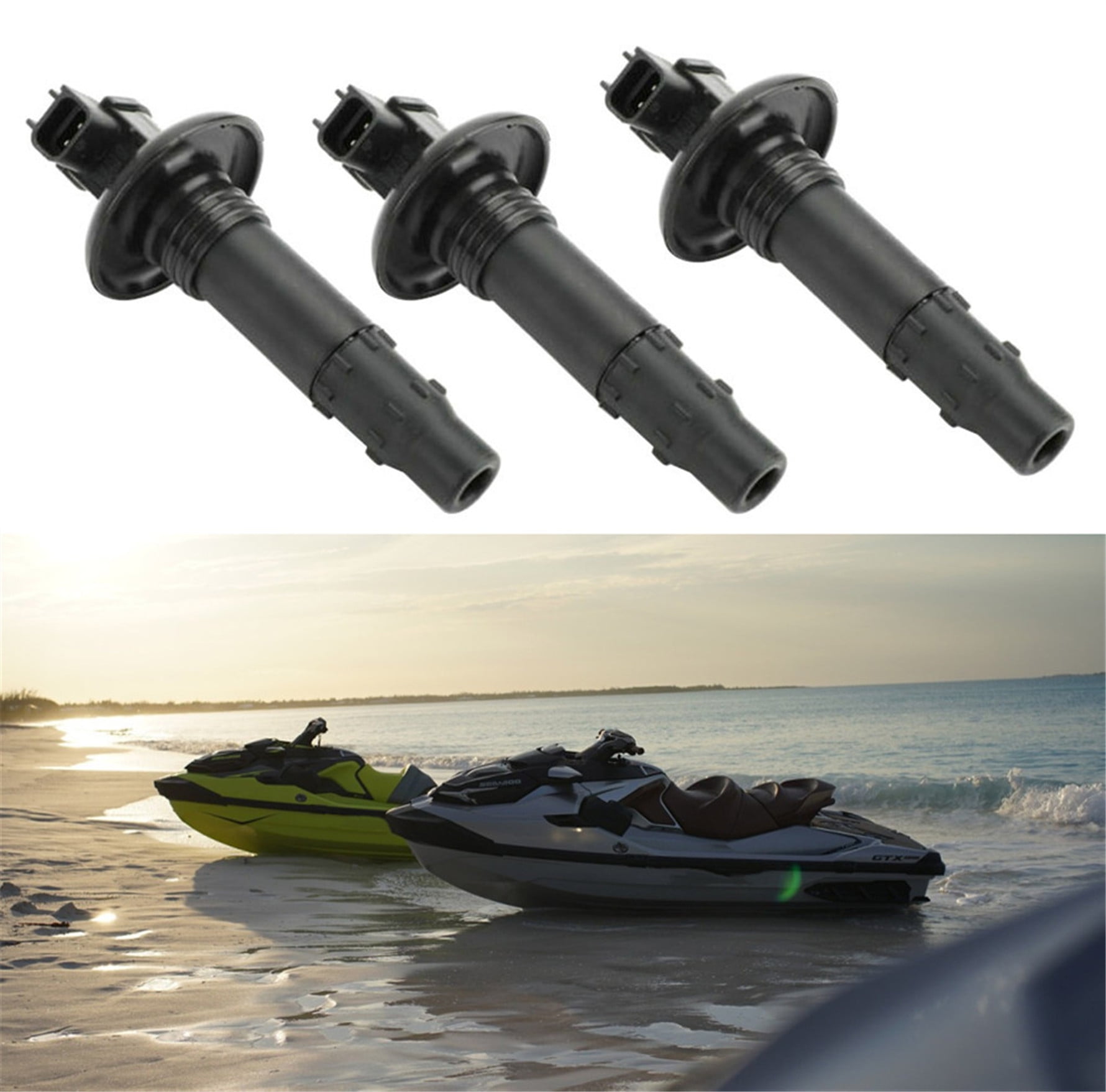 Genrics Ignition Coil Stick 3 PACK NEW For SeaDoo GTX RXT RXP GTI GTS ...