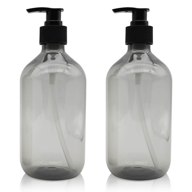 Botellas con bomba vacías, 2 piezas, 500 ml, botella rellenable ...