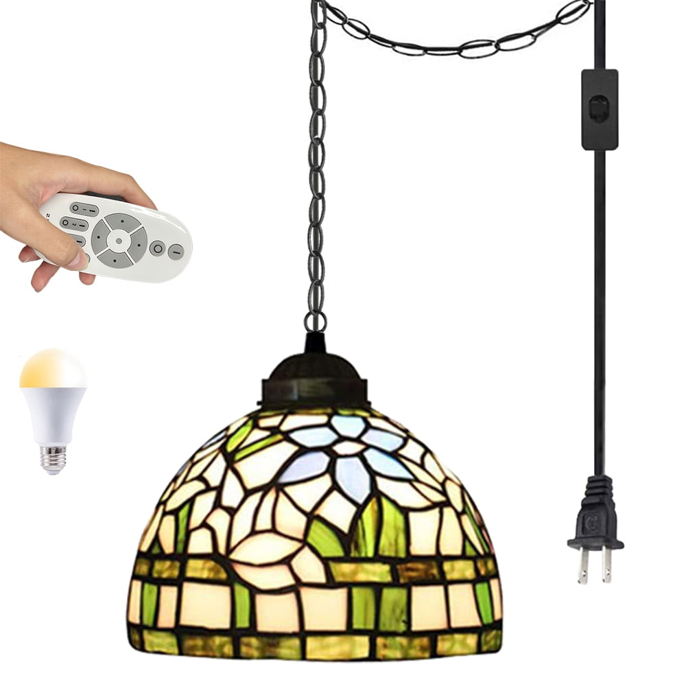 Kiven Plug in Pendant Light, Pulley Hanging Light Fixture with 13FT ...