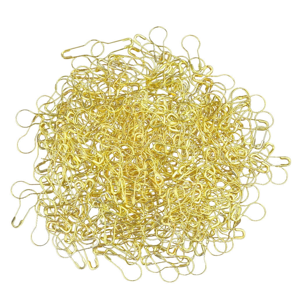 mnjin 1000pcs safety pin iron pin multipurpose 2.2cm long metal small ...