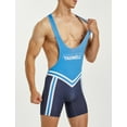 Men's Casual Sleeveless Wrestling Singlet Supporters Slim Fit Sport ...