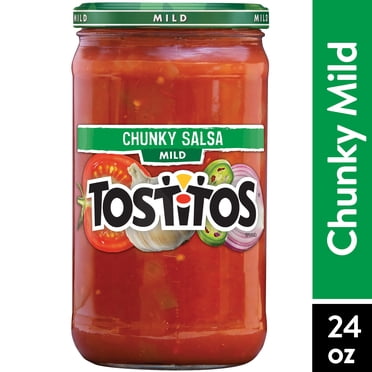 Taco Bell Mild Thick N' Chunky Salsa, 16 oz Jar, Mexican Food Sauce ...
