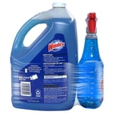 Windex Original Glass Cleaner, 32 fl oz Spray Bottle & 176 fl oz Refill ...