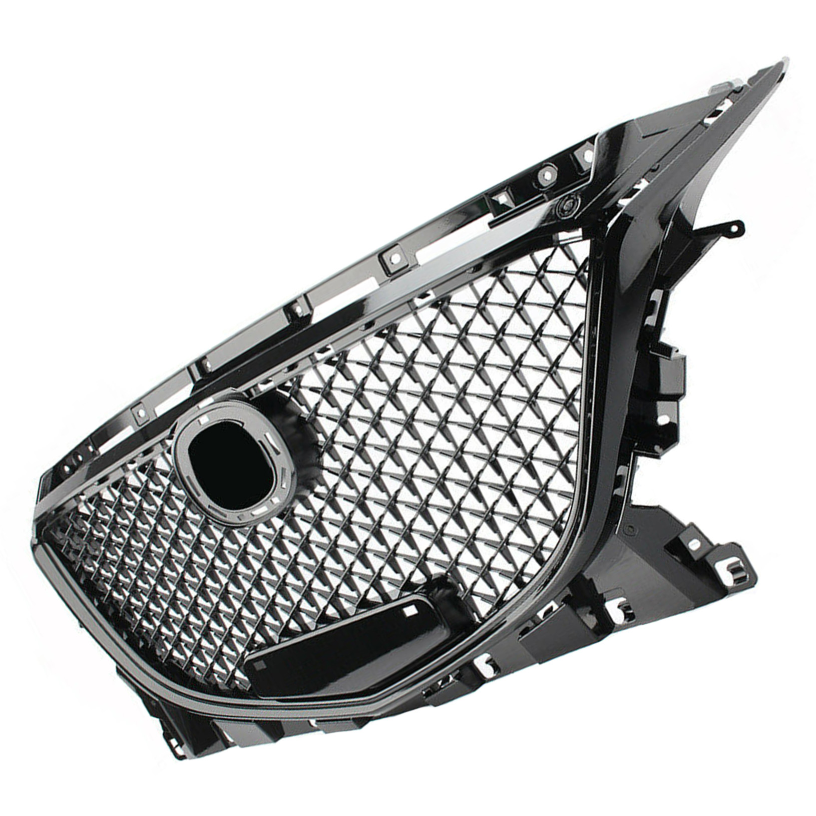 Grill Inserts Front Bumper Grille Fits for Mazda 3 Sedan 4-Door 2014 ...
