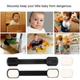 Child Safety Cabinet Locks - 8 Pack Black Adjustable Straps Latch Child ...