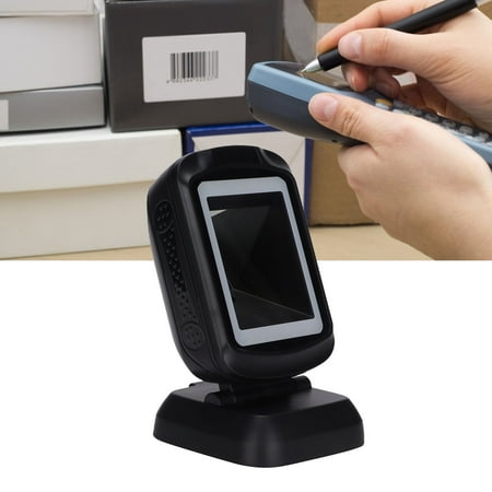 Loewten Desktop Barcode Scanner LED Red Light Quick Respond Multiple ...