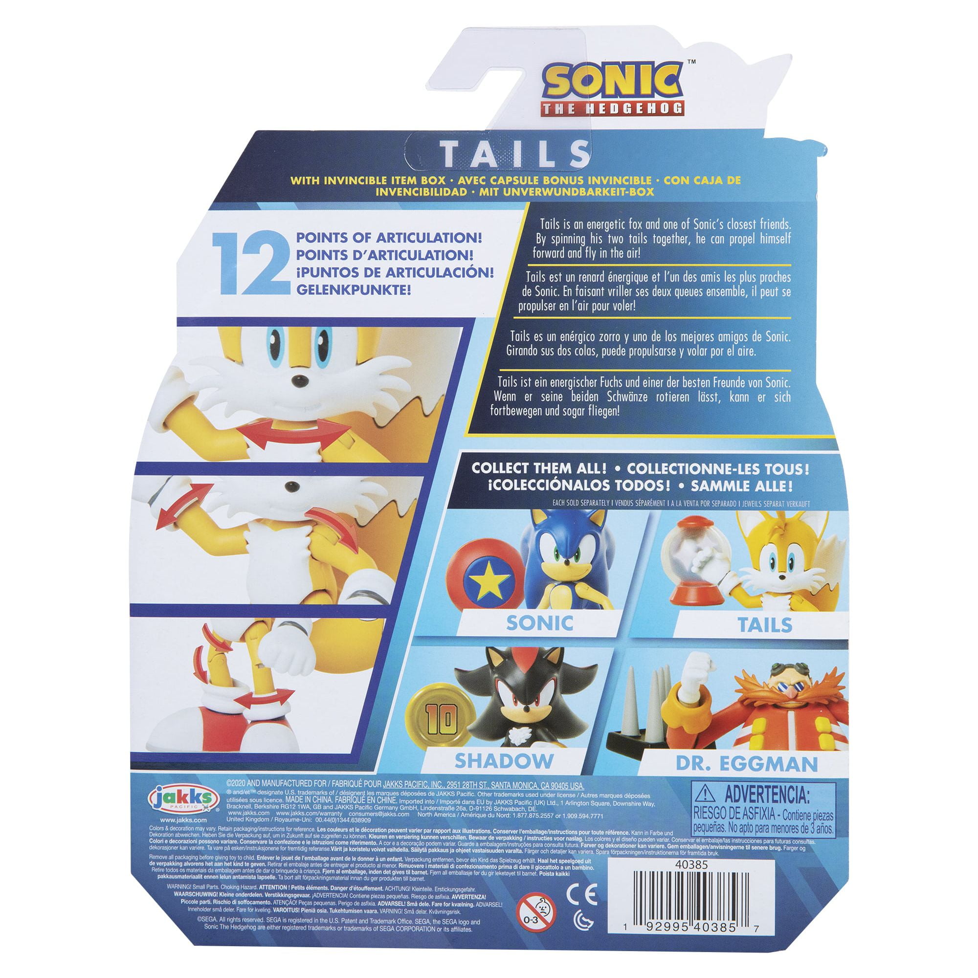 Sonic The Hedgehog - Tails Action Figure with Nepal | Ubuy