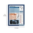 Navy Blue Kitchen Conversion Chart Magnet - Imperial & Metric to ...