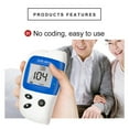 Blood Glucose Monitor Kit 50 Lancets,No Coding Diabetes Home Test Kit ...