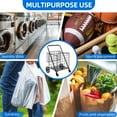 DEXTRUS Metal Folding Shopping Cart, Heavy Duty Rolling Grocery Cart ...