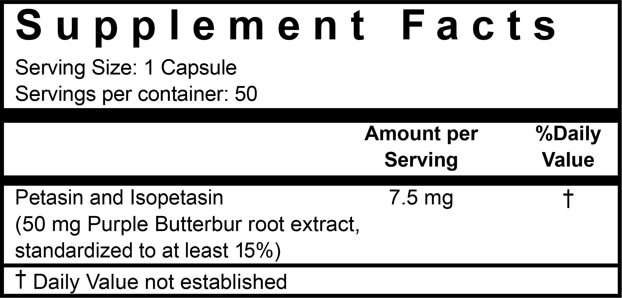 Buy Linpharma Petadolex 50 mg patented PA-free butterbur root extract ...