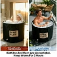 Portable Bath Tub for Adults - Large 88 Gal Foldable Soaking Bathtub ...