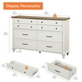Wooden 8 Drawer Dresser - Bedroom Chest of Drawers - Walmart.com
