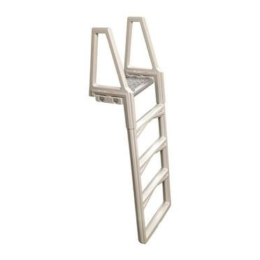 Confer Plastics Access Pool Step 1 (Warm Grey with Blue Steps ...