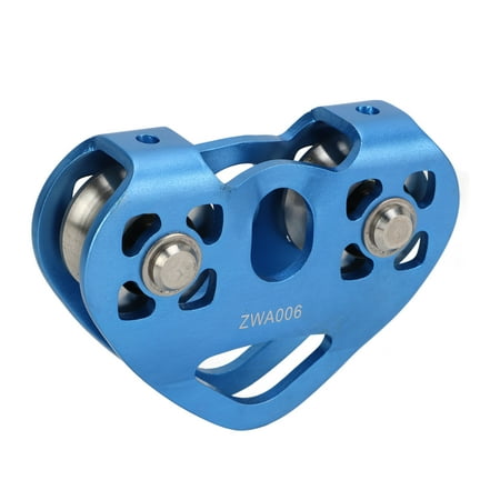 Climbing Pulley, Wear Resistance Zipline Pulley Double Bearing Heart ...
