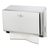 San Jamar Mini C-Fold/Multifold Towel Dispenser, 11.13 x 3.88 x 7.88 ...