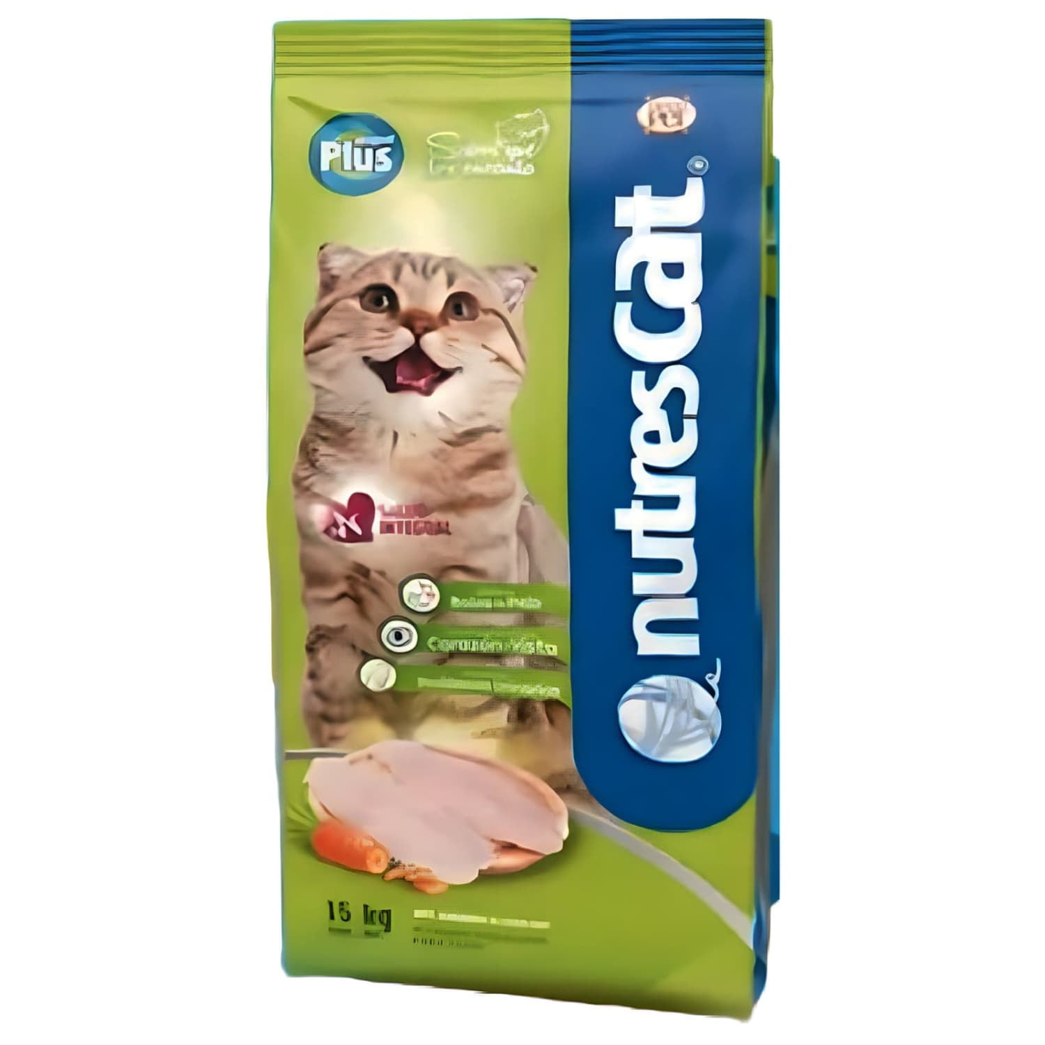 Alimento Para Gato NutresCat Original Para Todos los Tamaños de 15 kg ...