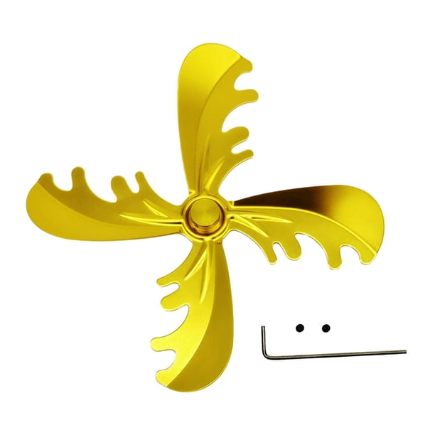 Fireplace Fan Blade Sturdy Energy Saving 4 Blade Heat Powered Fireplace ...