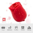 Clitoral Licking Tongue Rose Sex Toy Vibrator Stimulator For Women