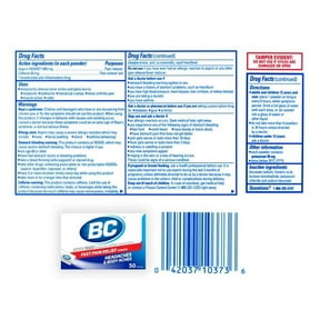 BC Powder Original Strength Pain Reliever, 24 Powder Sticks HSA/FSA ...