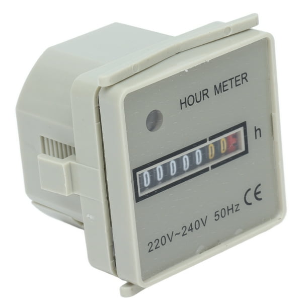 Hour Counter,Hour Meter Mechanical Hour Industrial Timer Hour Meter Counter Built to Last ...