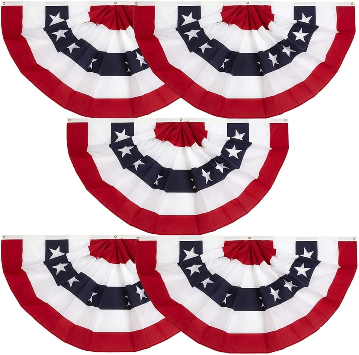 Bandera de banderines de Estados Unidos, bandera patriótica de medio ...