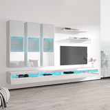Fly E2 35TV Wall Mounted Floating Modern Entertainment Center - Walmart.com