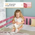 JOYMOR Low Loft Bed Twin Size with Stairs, Pind Wood Loft Bed for Girl ...