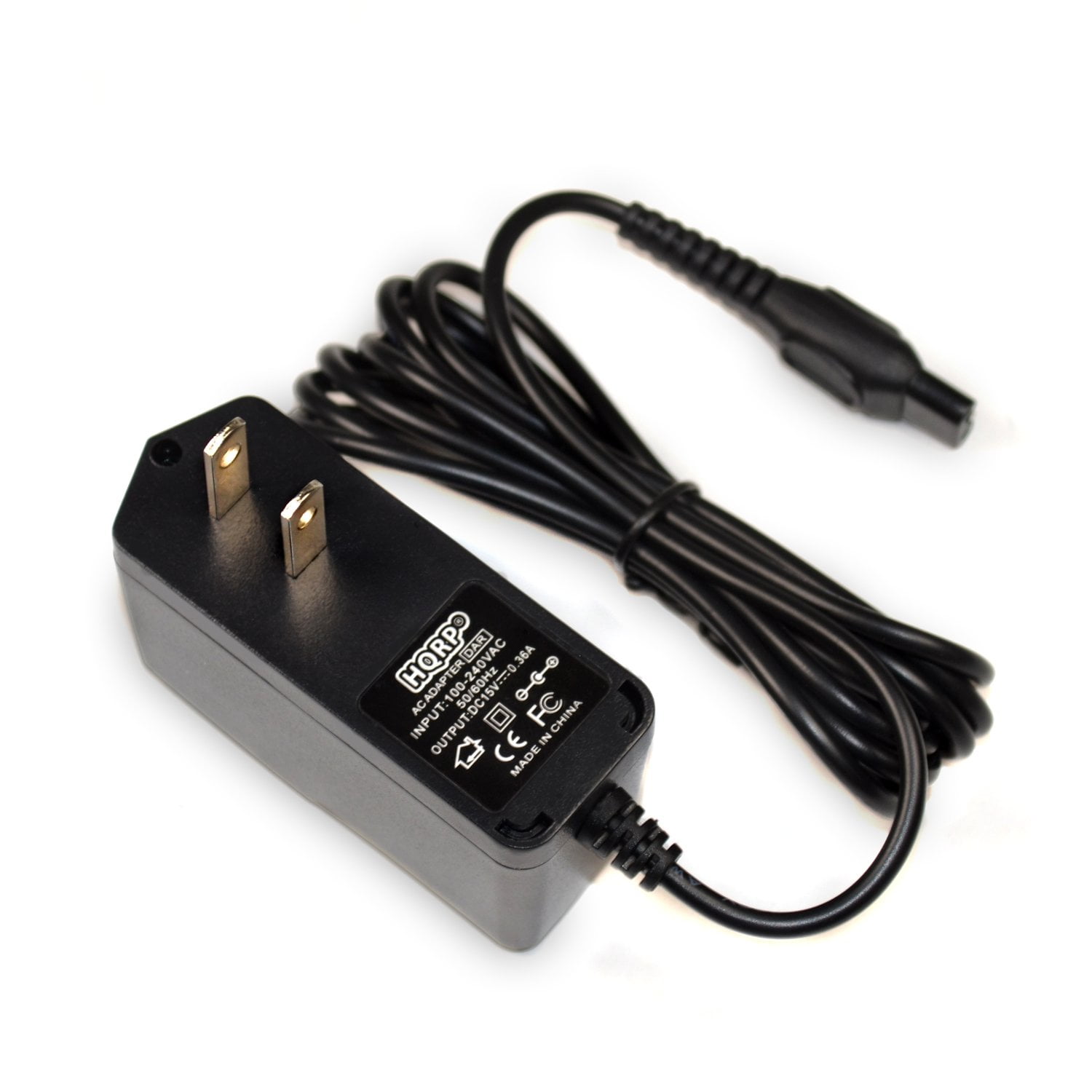HQRP AC Adapter Power Cord Charger compatible with Philips Norelco ...