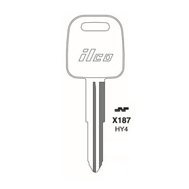 ILCO Uncut Key Blank Fits for Yugo Car - YU1 - YU-1D (10 Pack ...