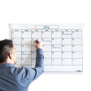 Jumbo 36x48 Dry Erase Calendar - Undated, Washable, Laminated Wall ...